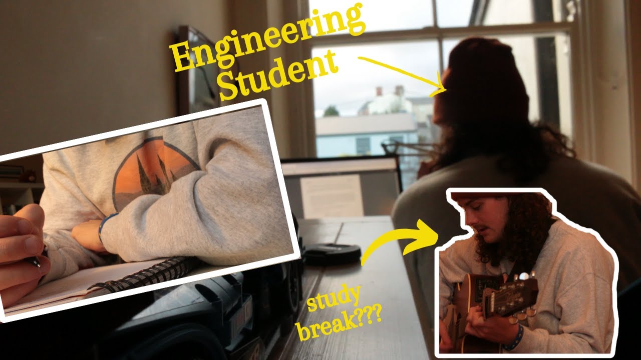 engineering student tries to study... - YouTube