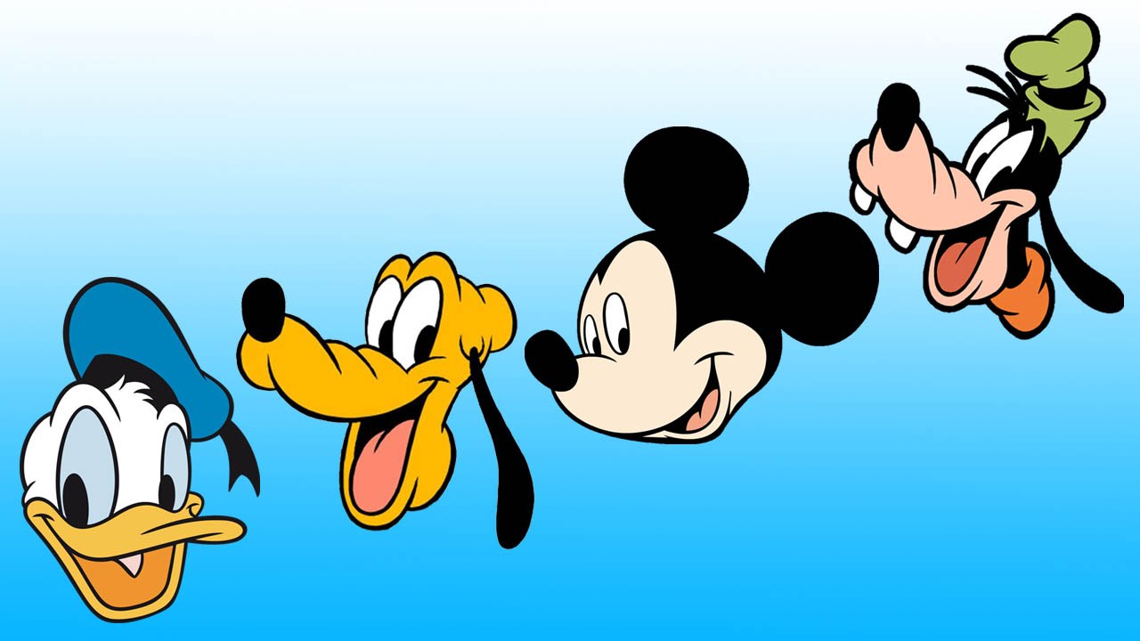Disney and friends cartoons - Donald, Mickey, Pluto and Goofy - YouTube