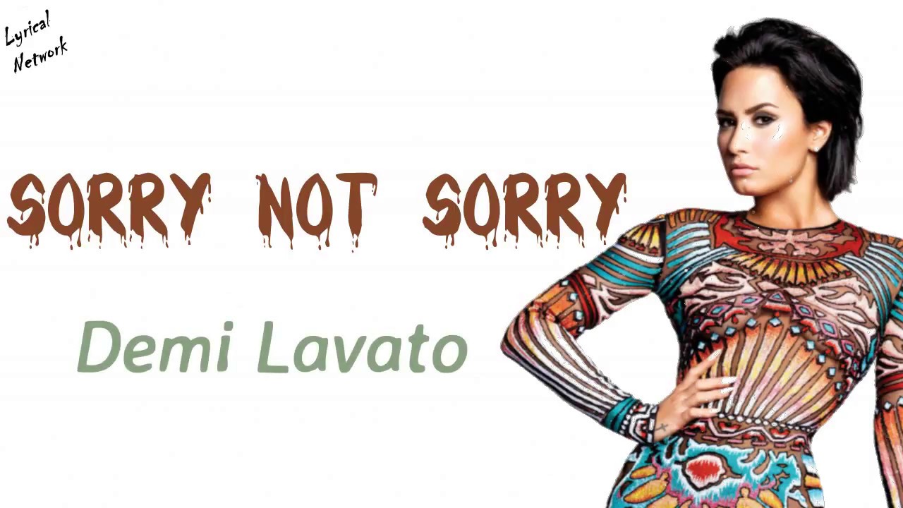 Demi Lovato - Sorry Not Sorry ( Acoustic )| Lyrics/Lyrical Video - YouTube