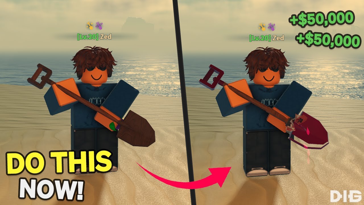 How to get RICH FAST in DIG Roblox (Best Money Method!) - YouTube