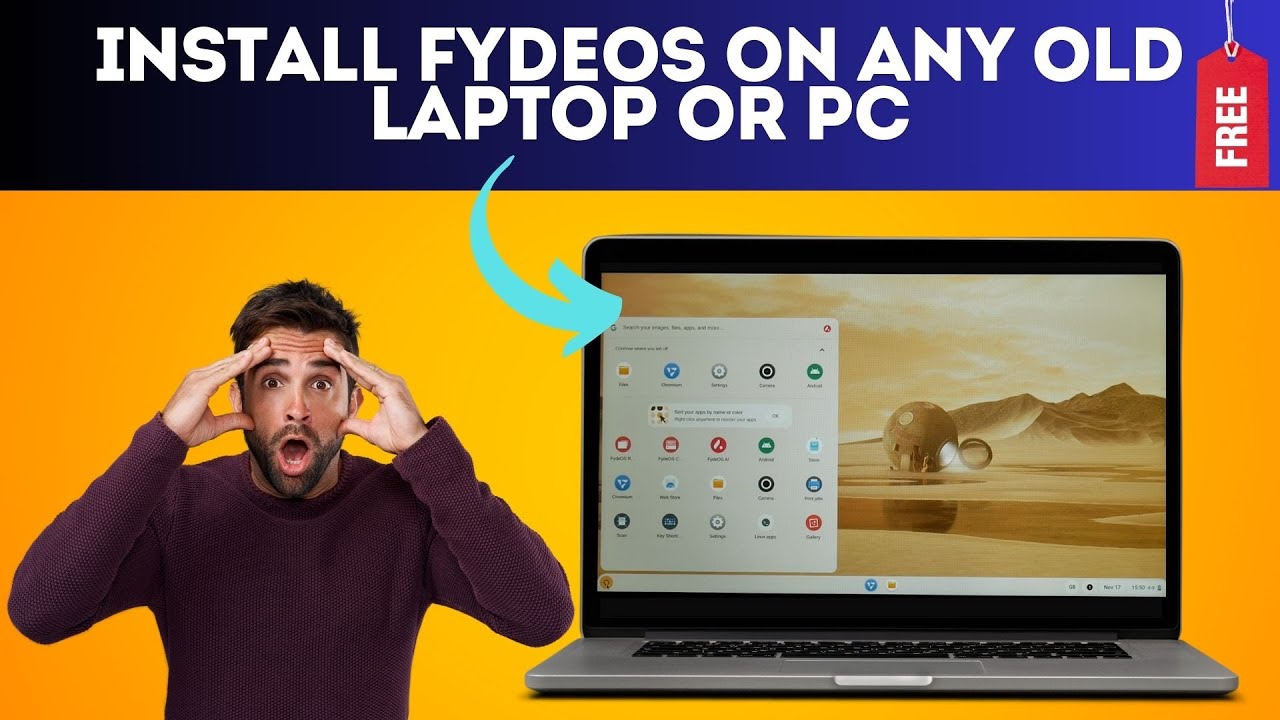 Install FydeOS on Any Old Laptop or PC | ChromeOS Alternative - YouTube