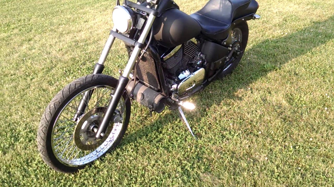 My custom Kawasaki Vulcan 800 - YouTube