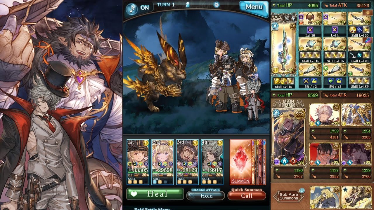 【グラブル】God Rabbit Teramax NM95 Full-Auto Showcase v2 光古戦場95HELL ゴッドラビットテラマックス フルオート 1ターン24秒 - YouTube