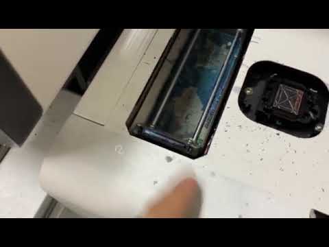 How to setup the wiper position for NC-UV0609PEIII uv printer? - YouTube