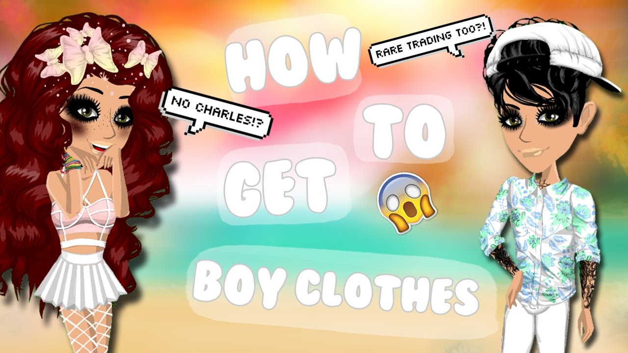 How to get boy clothes on msp *no charles* - YouTube
