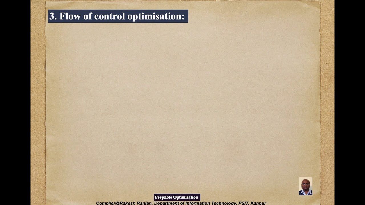Unit5 Code Generation and Code Optimisation (Lecture-8) - YouTube
