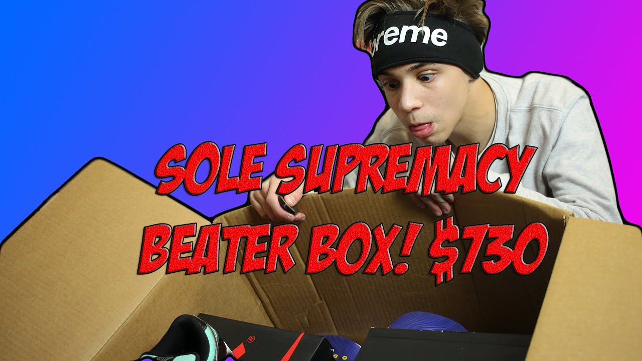 SOLE SUPREMACY BEATER BOX $730 - YouTube