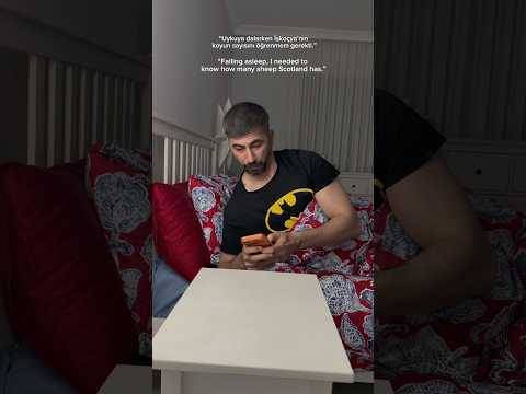Rasgele uyku düşünceleri sizi de uyanık tutuyor mu? 😬(Do random thoughts keep you awake?)