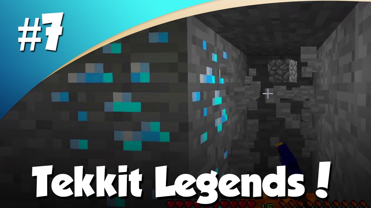 Minecraft Tekkit Legends #7 - Diamonds & Turtle Maken! - YouTube