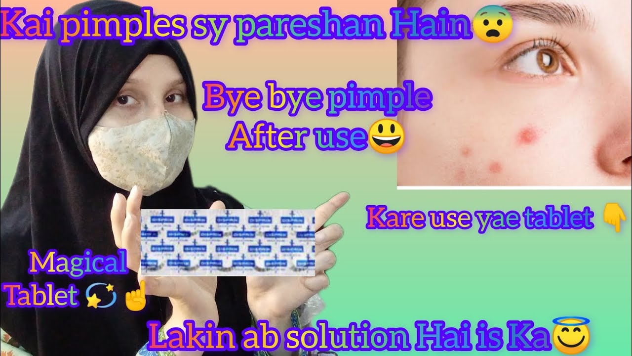 Use this tablet the pimple goes fast|is ko use Karen or best results ...