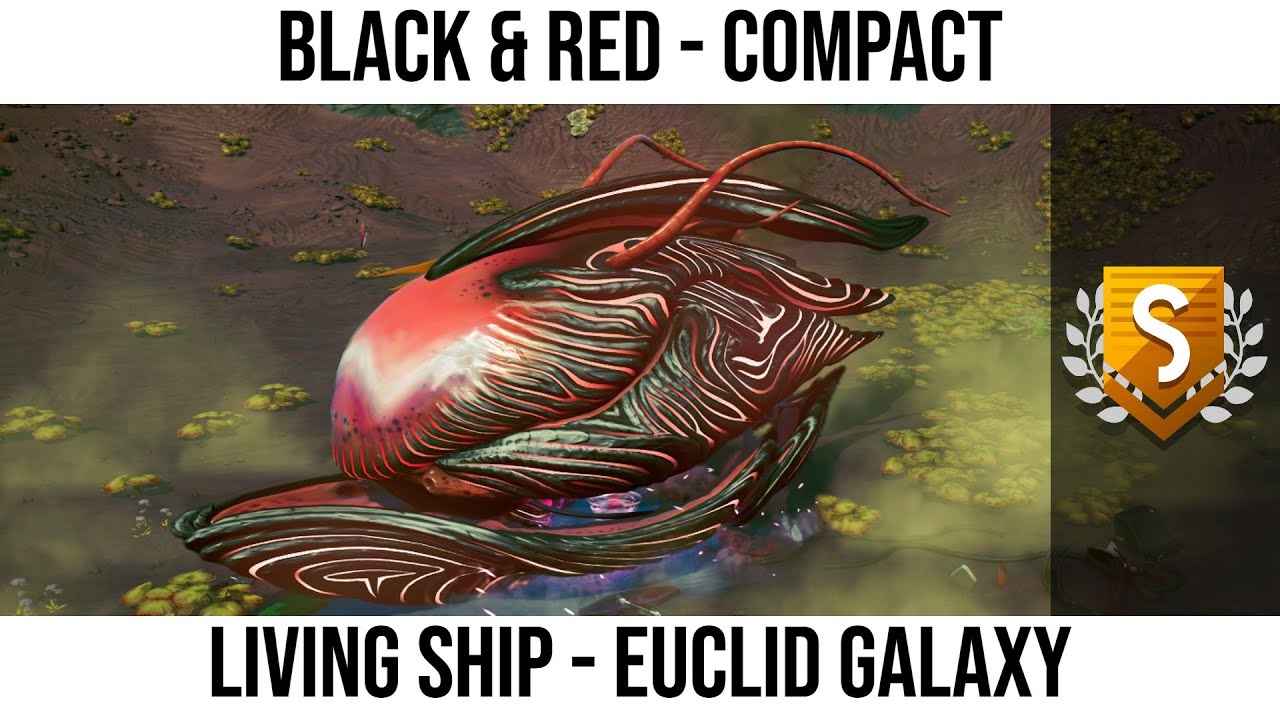 No Man's Sky | Living Ship: The Perfect Black & Red Compact Living Ship ...