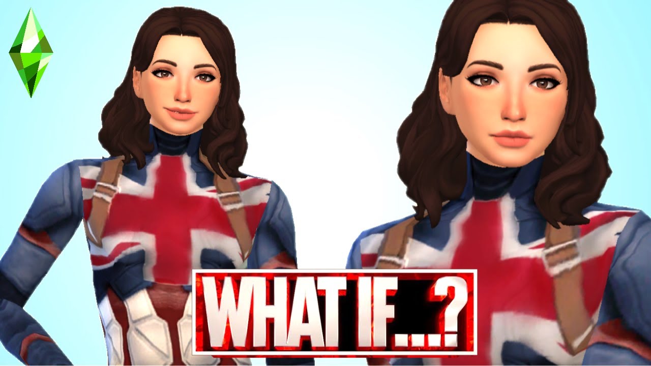 Captain Carter [Marvel's What If?] : Create a Sim I Sims 4 - YouTube