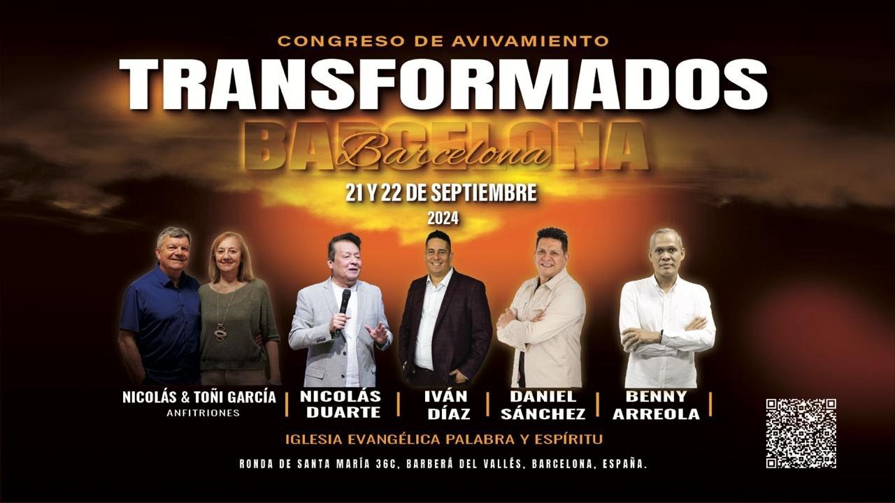 Transformados Barcelona '24 - Sesiónes 6 y 7 - Pr. Roberto Ugarde/Pr. Nicolás Duarte - YouTube