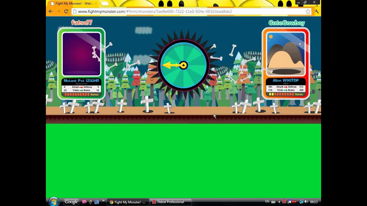 lucky win on fight my monster WTF - YouTube