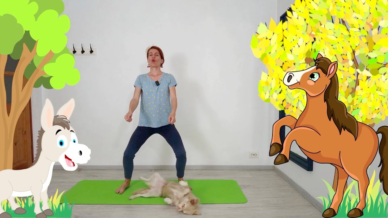 Calul 🐎 și măgarul | Poveste în mișcare - YouTube