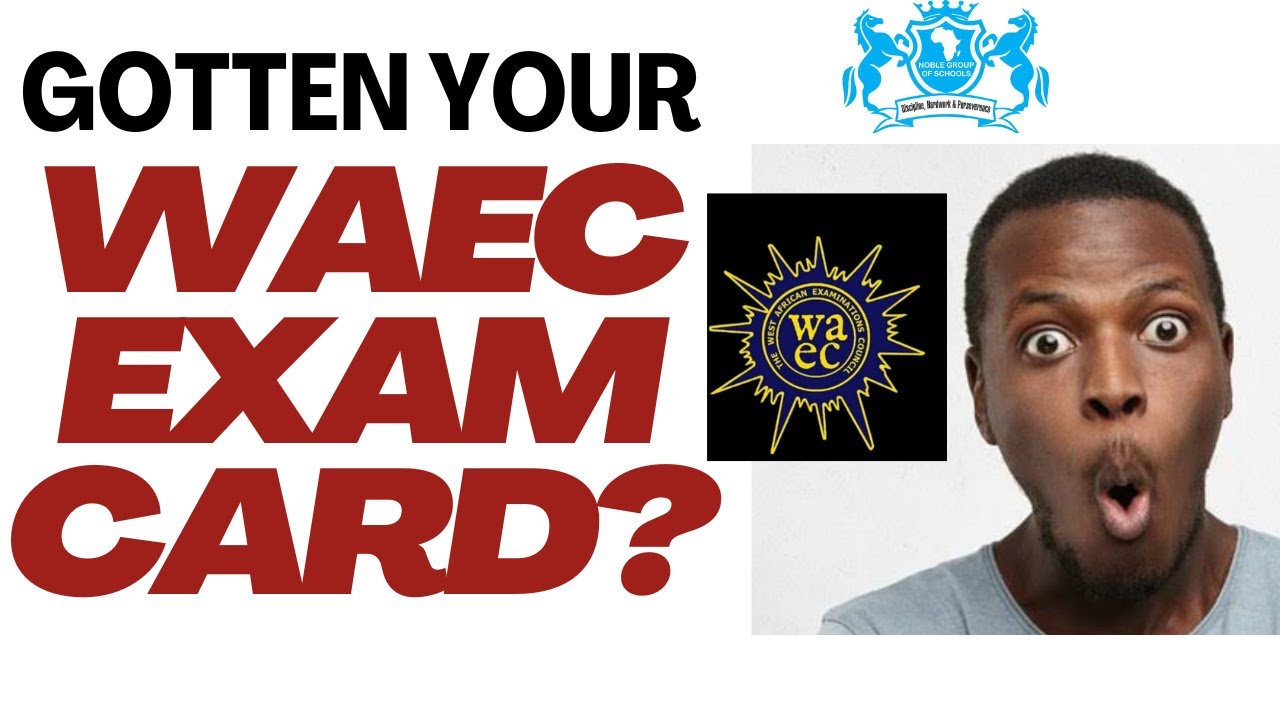 How to get your WAEC EXAM CARD for checking your WAEC RESULT. - YouTube