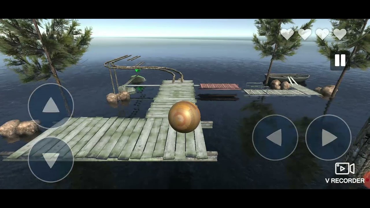 3D ball game, level 2, part 2, first stage, game, ball game, hard game ...