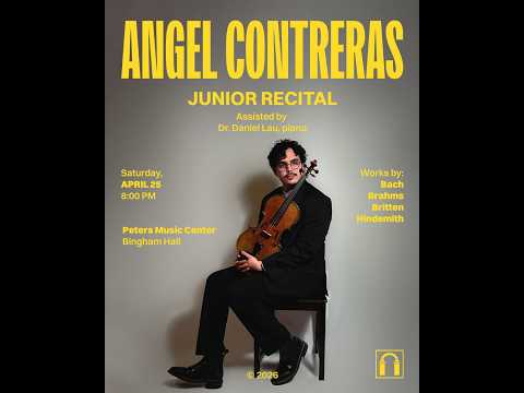 Angel Contreras Junior Viola Recital