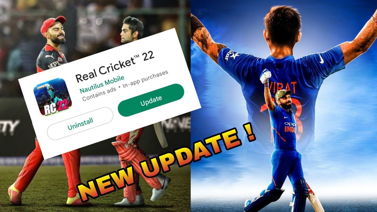 Real cricket 22 new update || real cricket 22 new update this month ...