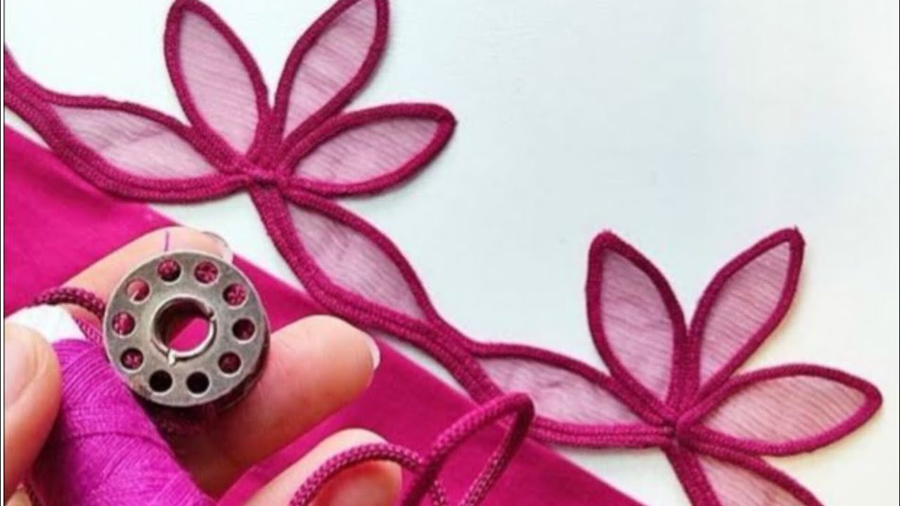 Beautiful flower cutwork trouser design|plazzo design_trending trouser ...