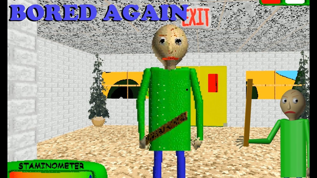 Baldi is not in the mood. Why is he bored again? - Baldi's basics ...