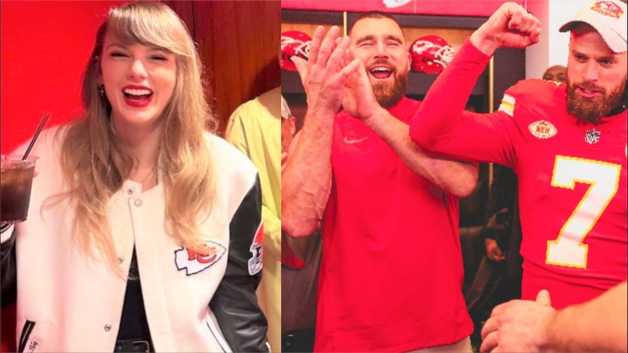Travis Kelce '' Grand Welcome '' To Taylor Swift in Chiefs Locker Room ...