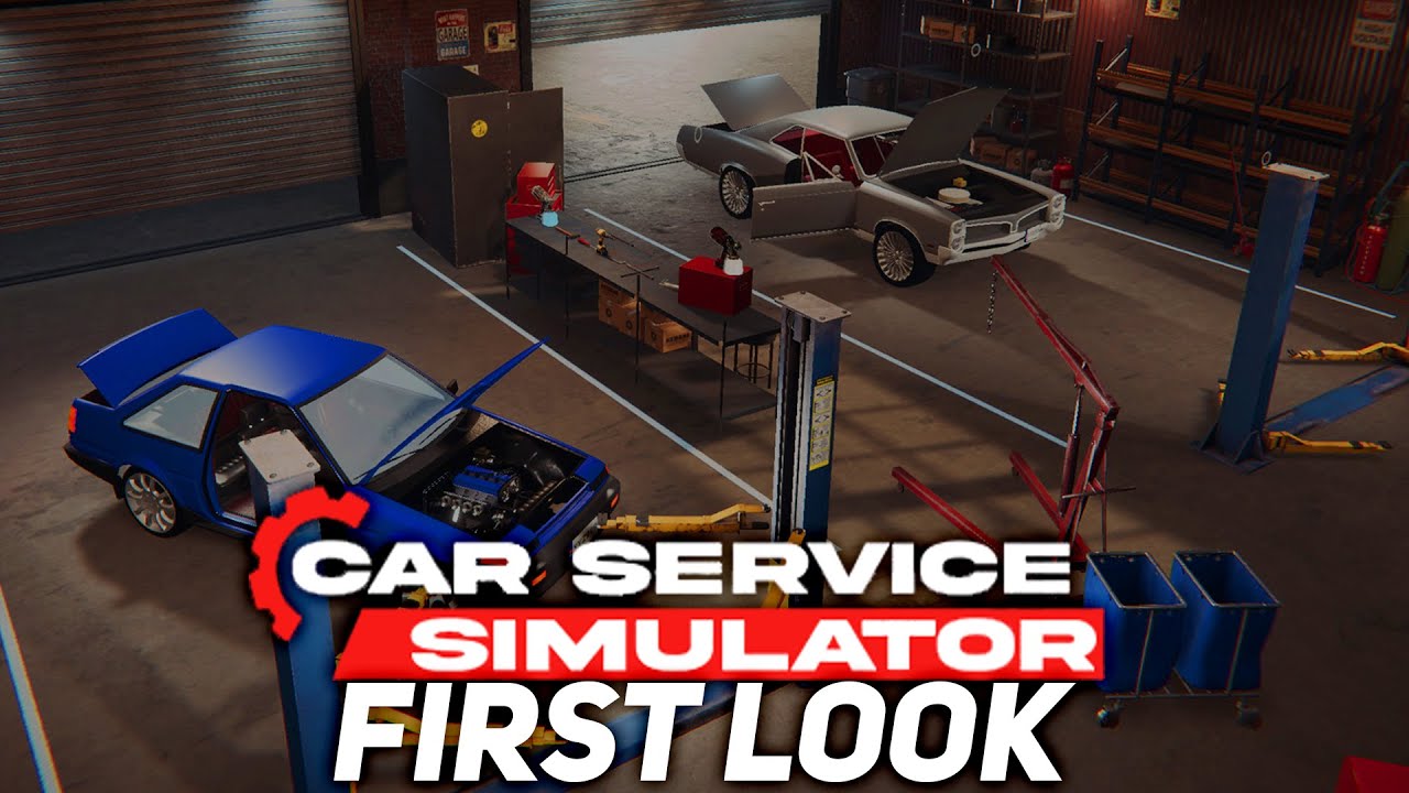 First Look - Car Service Simulator [PC] - YouTube