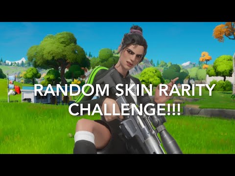 The "RANDOM" Skin Rarity Challenge in Fortnite!! - YouTube