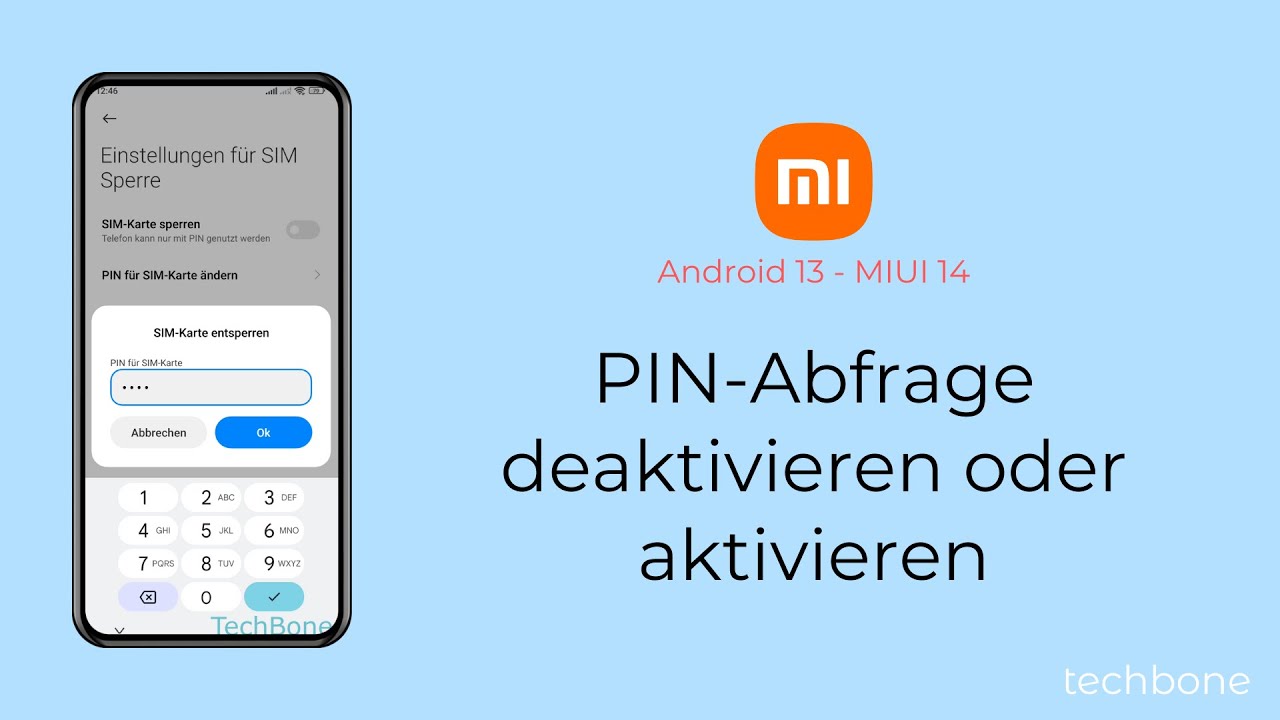 PIN-Abfrage deaktivieren oder aktivieren - Xiaomi [Android 13 - MIUI 14 ...