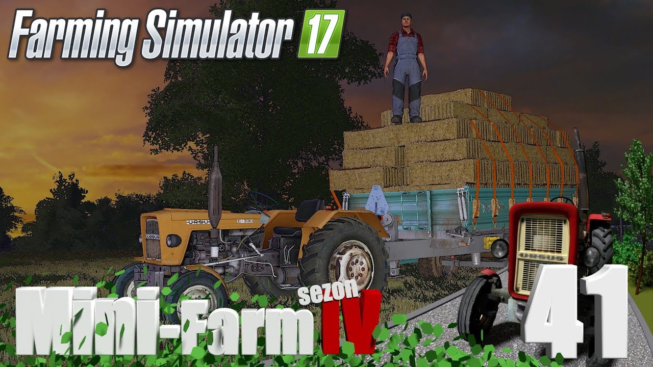 Farming Simulator 17 Mini-Farm #41 - "Z pola do stodoły" - YouTube