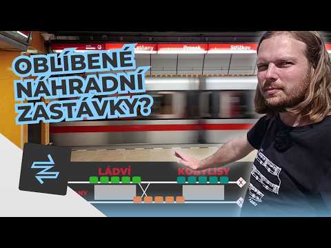 Nástupiště H44, linka XC1, chaos na Ládví a celá výluka metra C!  |  VLOG