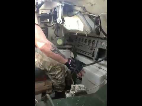 Soldier driving military tank - YouTube