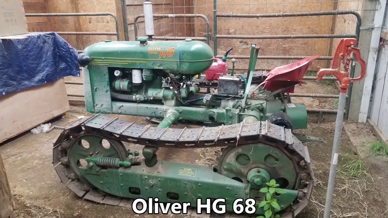 Oliver HG 68 Cletrac crawler tractor overview - YouTube