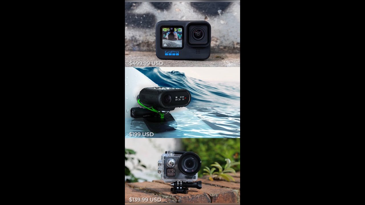 GoPro Hero 10 vs knock offs in 30 seconds - YouTube