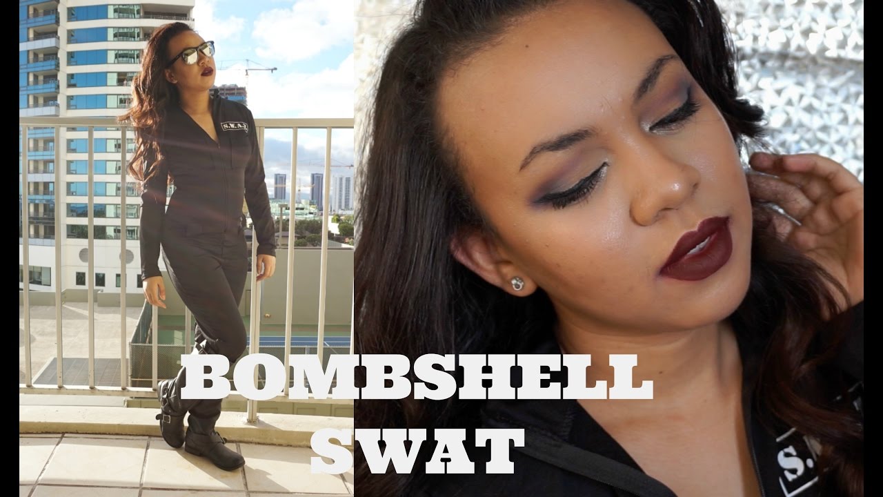BOMBSHELL SWAT / Hair and makeup / HALLOWEEN TUTORIAL / Michou Beauty ...