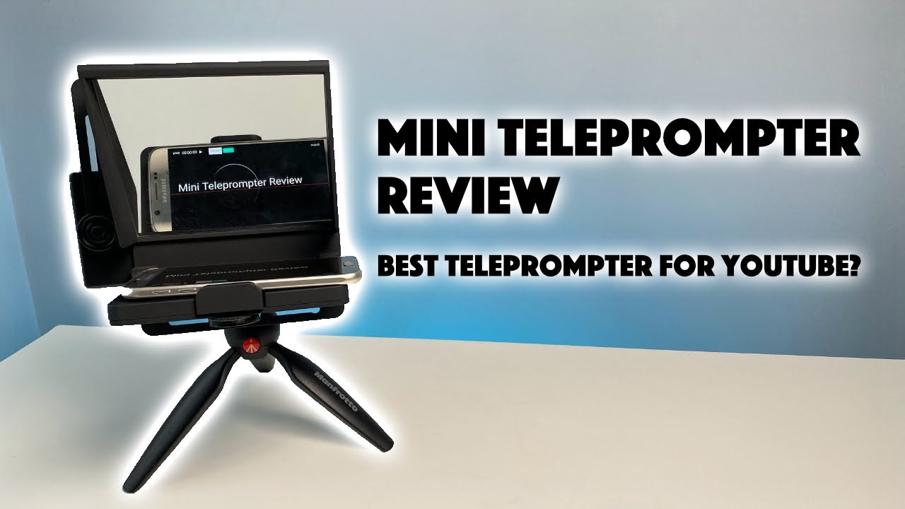 Mini Teleprompter Review | Best Teleprompter for Youtube? - YouTube