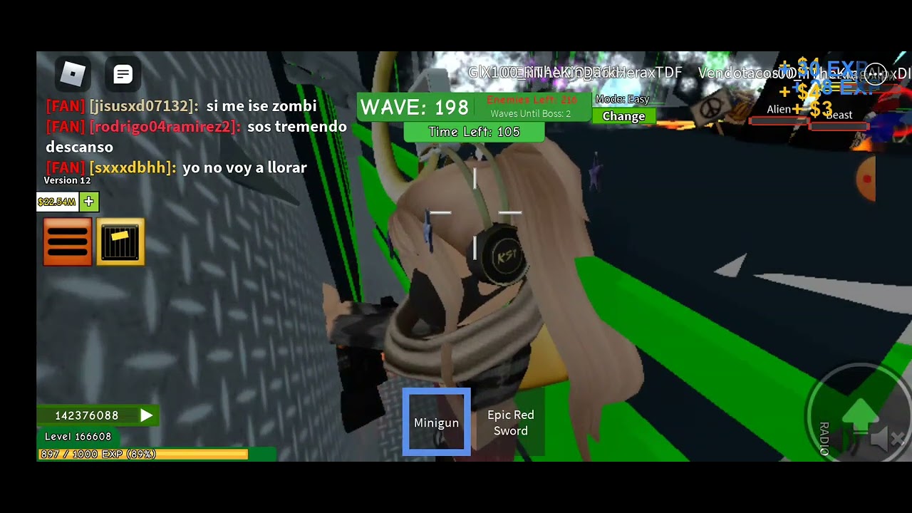 roblox zombies attack wave 205 - YouTube