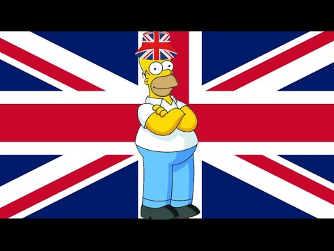 Homer Simpson Great Britain - YouTube