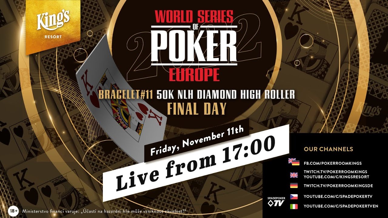 (ITALIAN) SPTV LIVE: WSOPE 50KNLH DIAMOND HR Event #11, live from King ...