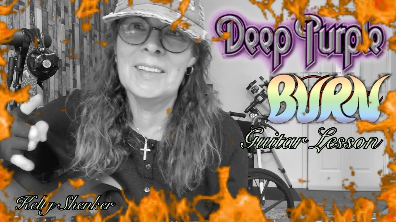 Deep Purple Burn Guitar lesson how to play burn melodies / riffs ...