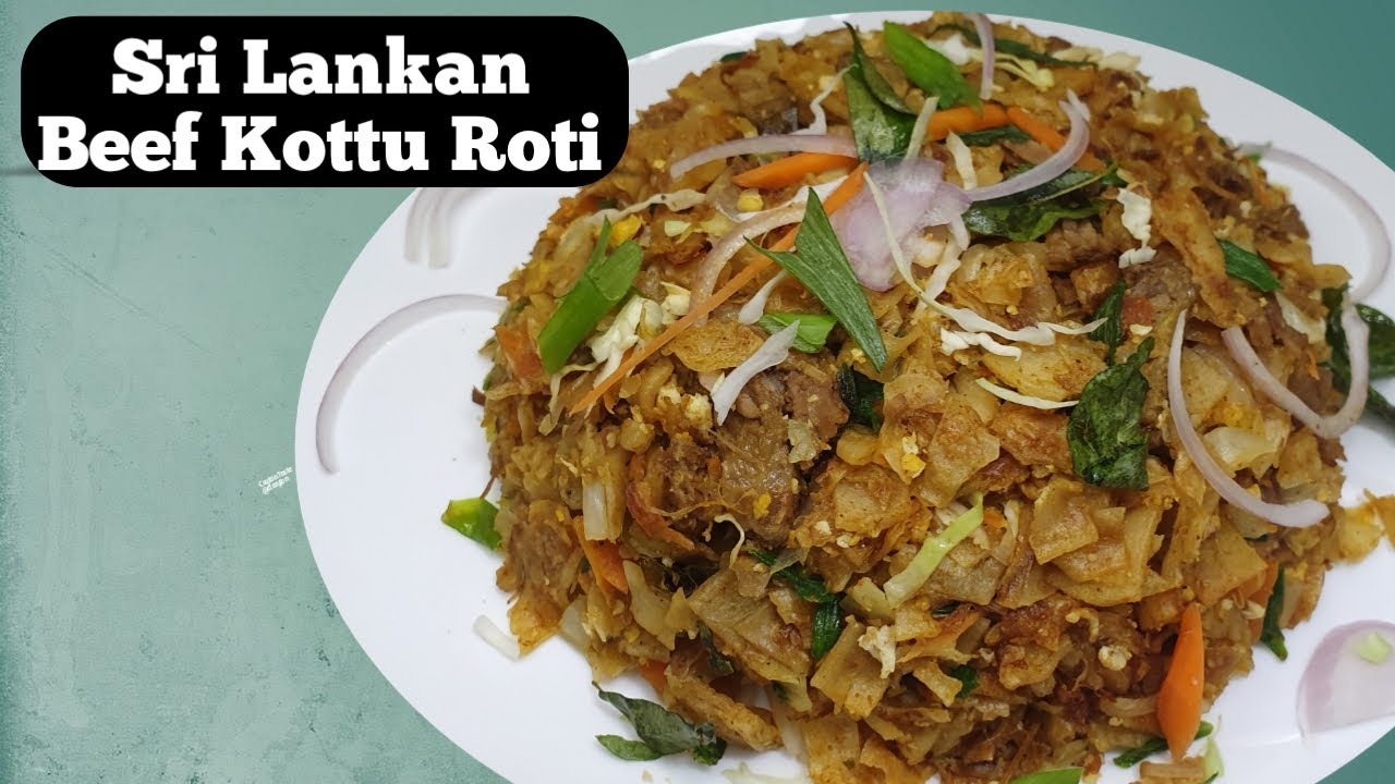 Kottu Roti Beef | Sri lankan Hotel style | Ceylon Taste Normal Kottu ...