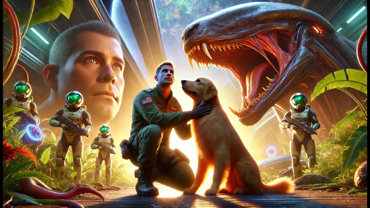 The Aliens Mocked the Human's Pet Dog—Then It Took Down a Predator ...