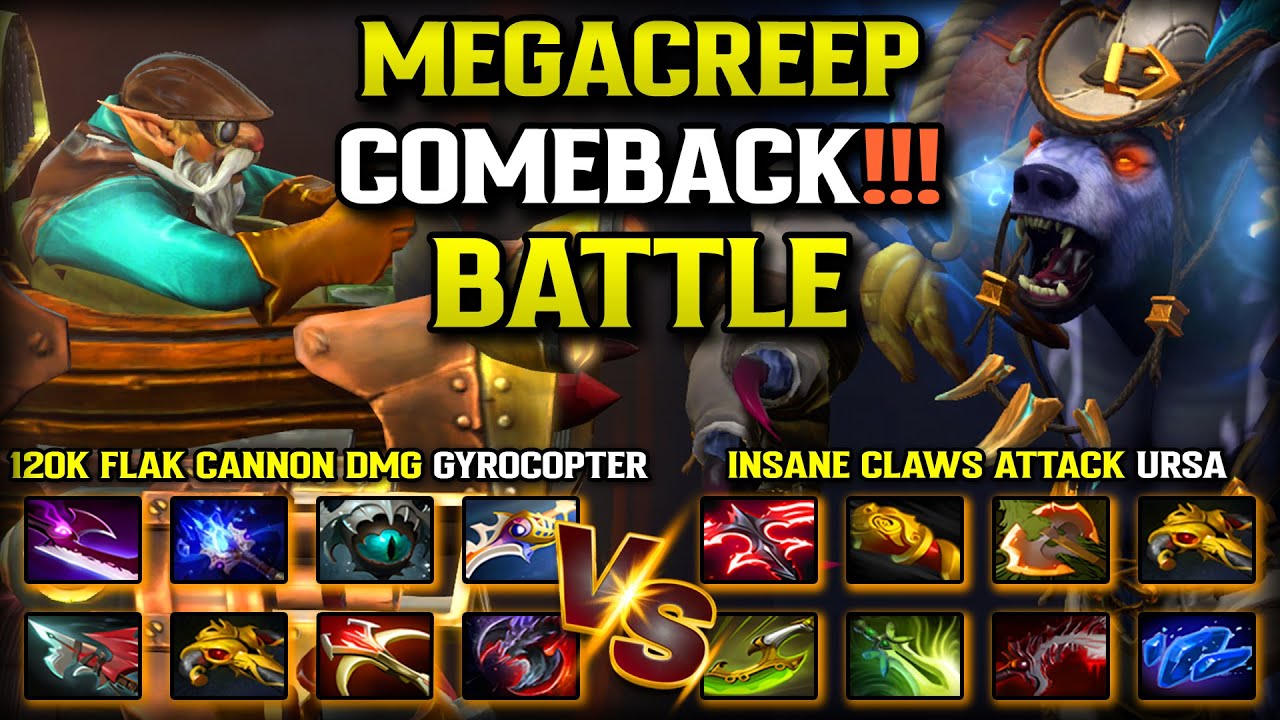 MEGACREEP COMEBACK BATTLE ? Between 120K Flak Cannon DMG Gyrocopter Vs ...
