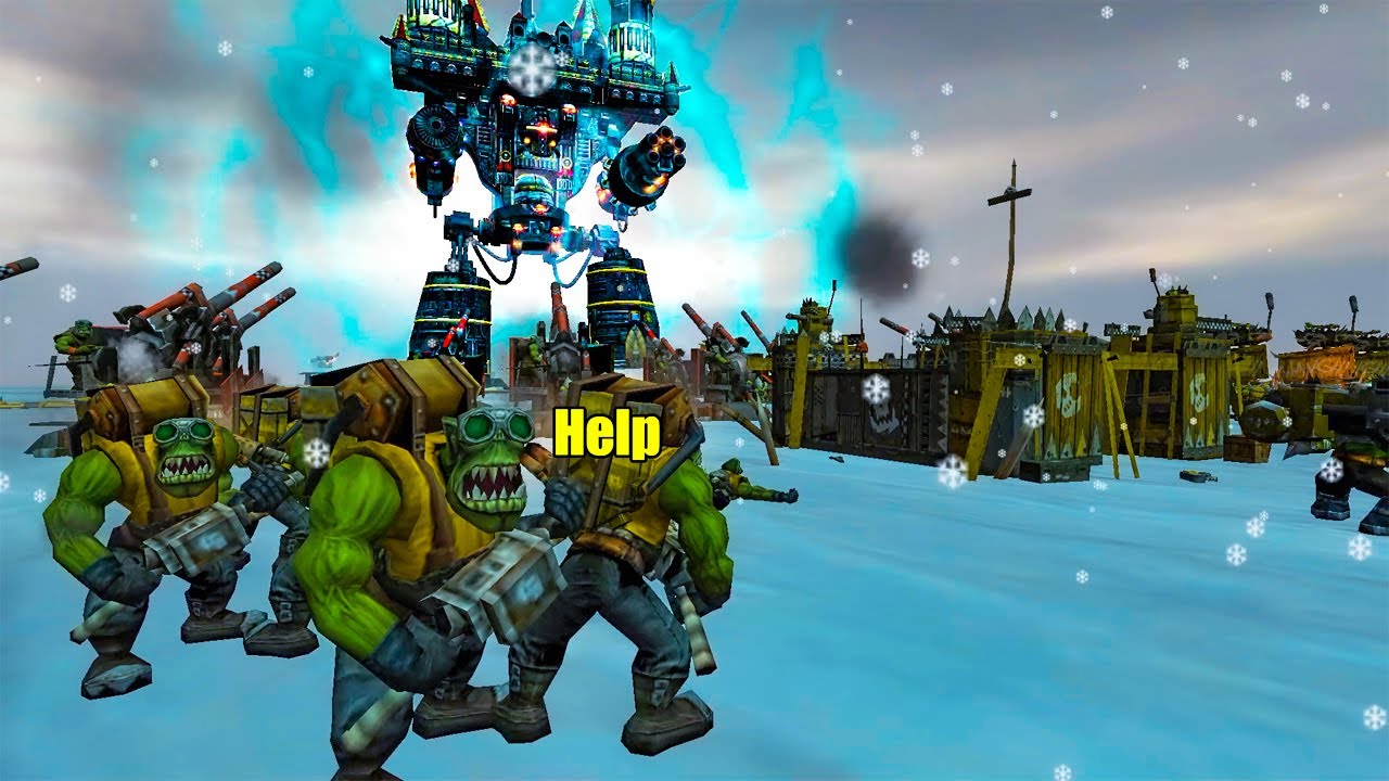 IMPERATOR TITAN vs ORK VILLAGE - Warhammer 40k - Cinematic Battle - YouTube