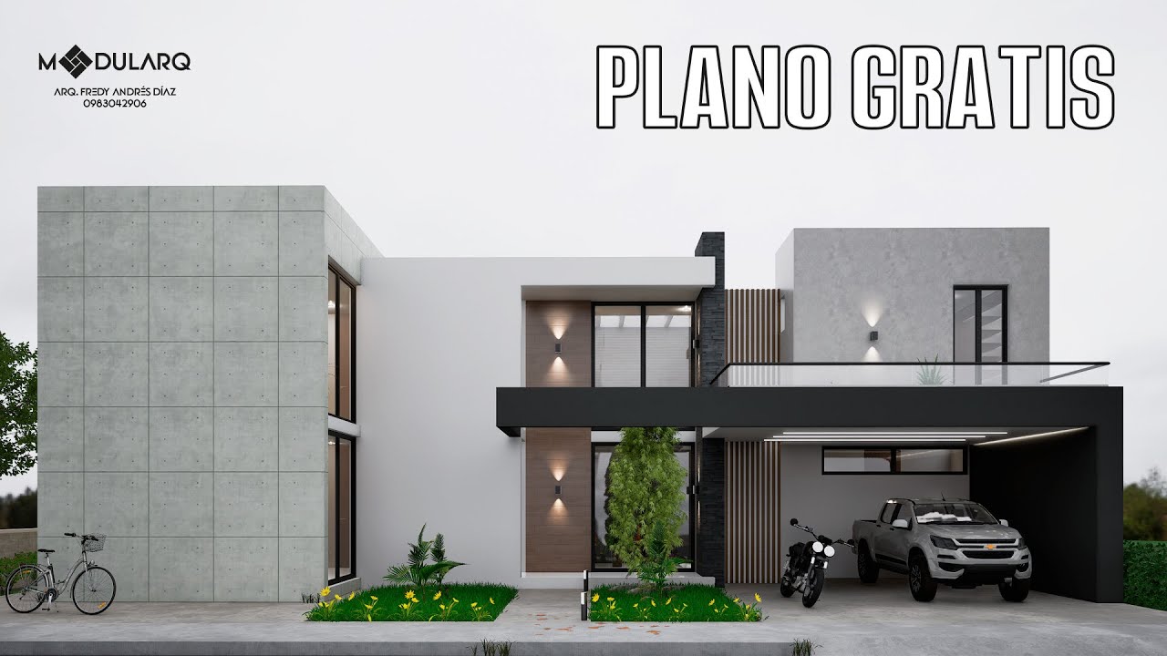 House Design 16x12 meters | Casa de 16x12 metros - YouTube