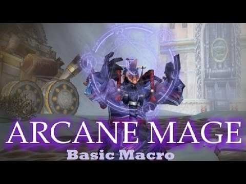 WoW Legion Arcane Mage Basic Macro - YouTube