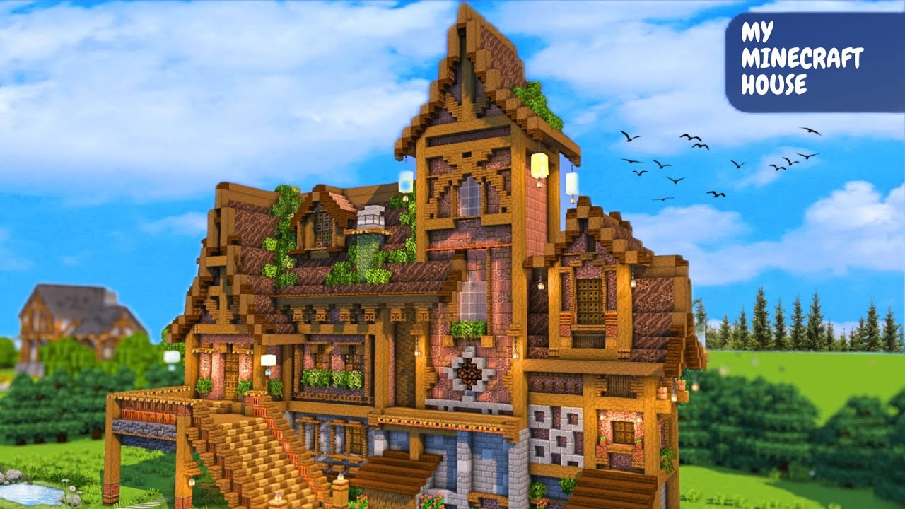 Minecraft: Medieval House Tutorial | Easy - YouTube