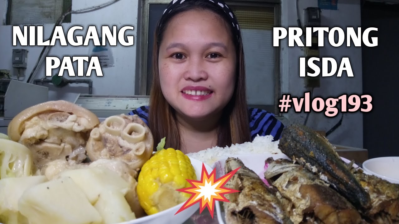 NILAGANG PATA with PRITONG ISDA MUKBANG | PINOY MUKBANG | GieLanLife ...