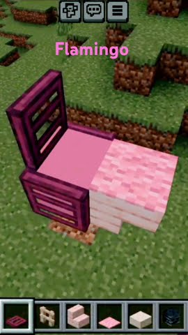 how to make flamingo in Minecraft #minecraft #gaming #tricks #build ...