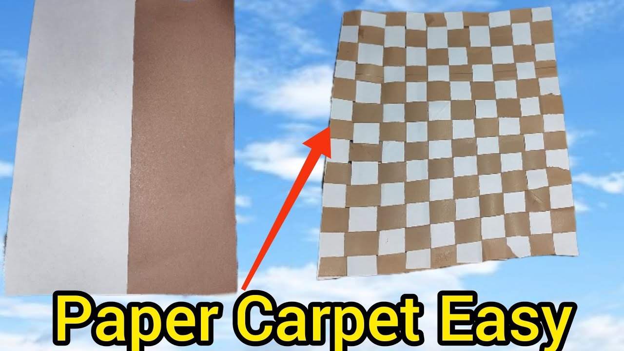 Paper Carpet Orgami || #papercrafts || Crafts - YouTube